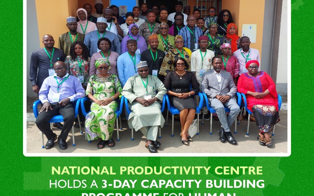 NATIONAL PRODUCTIVITY CENTRE HOLDS A THREE-DAY CAPACITY BUILDING PROGRAMME FOR HUMAN RESOURCE ...